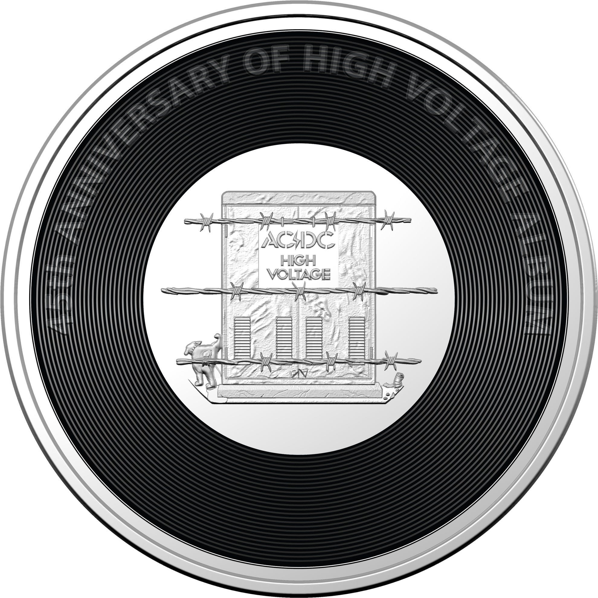 Royal Aust. Mint AC/DC 20c Uncirculated Coin - High Voltage | Better Music