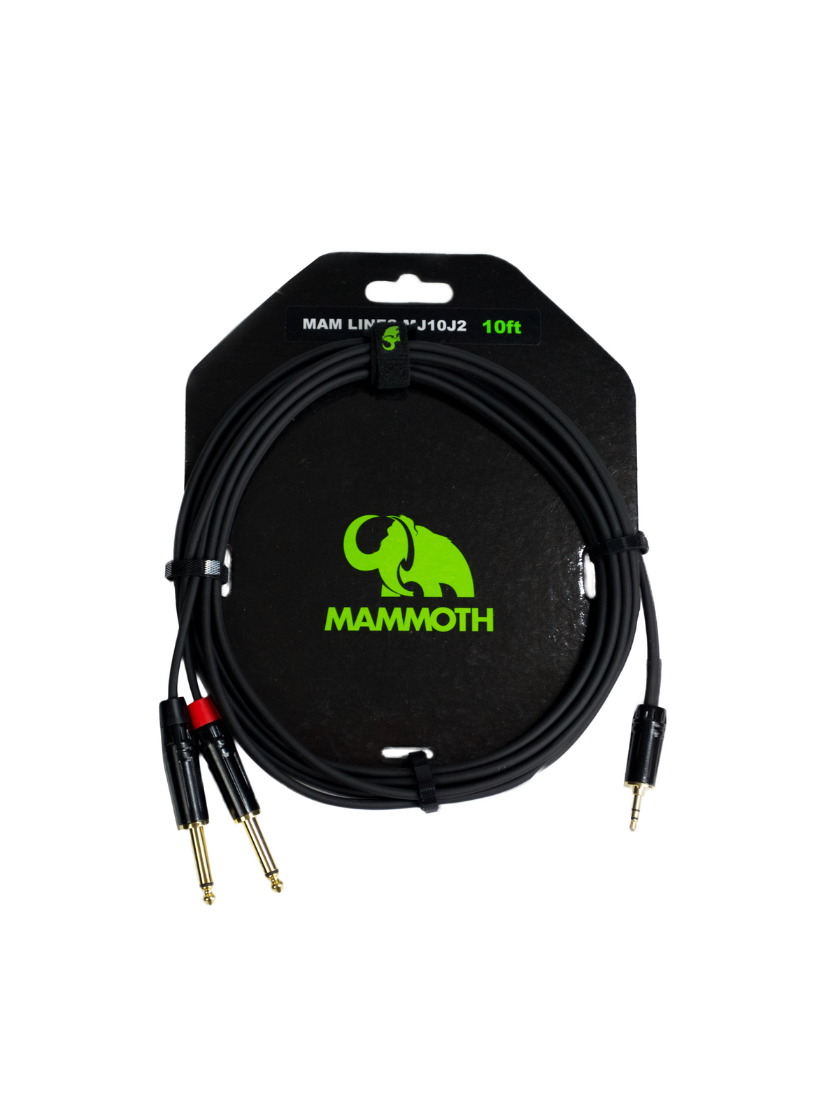 Mammoth MAM LINES MJ10J2 Audio Cable - Mini TRS-Dual Jack - 10ft ...