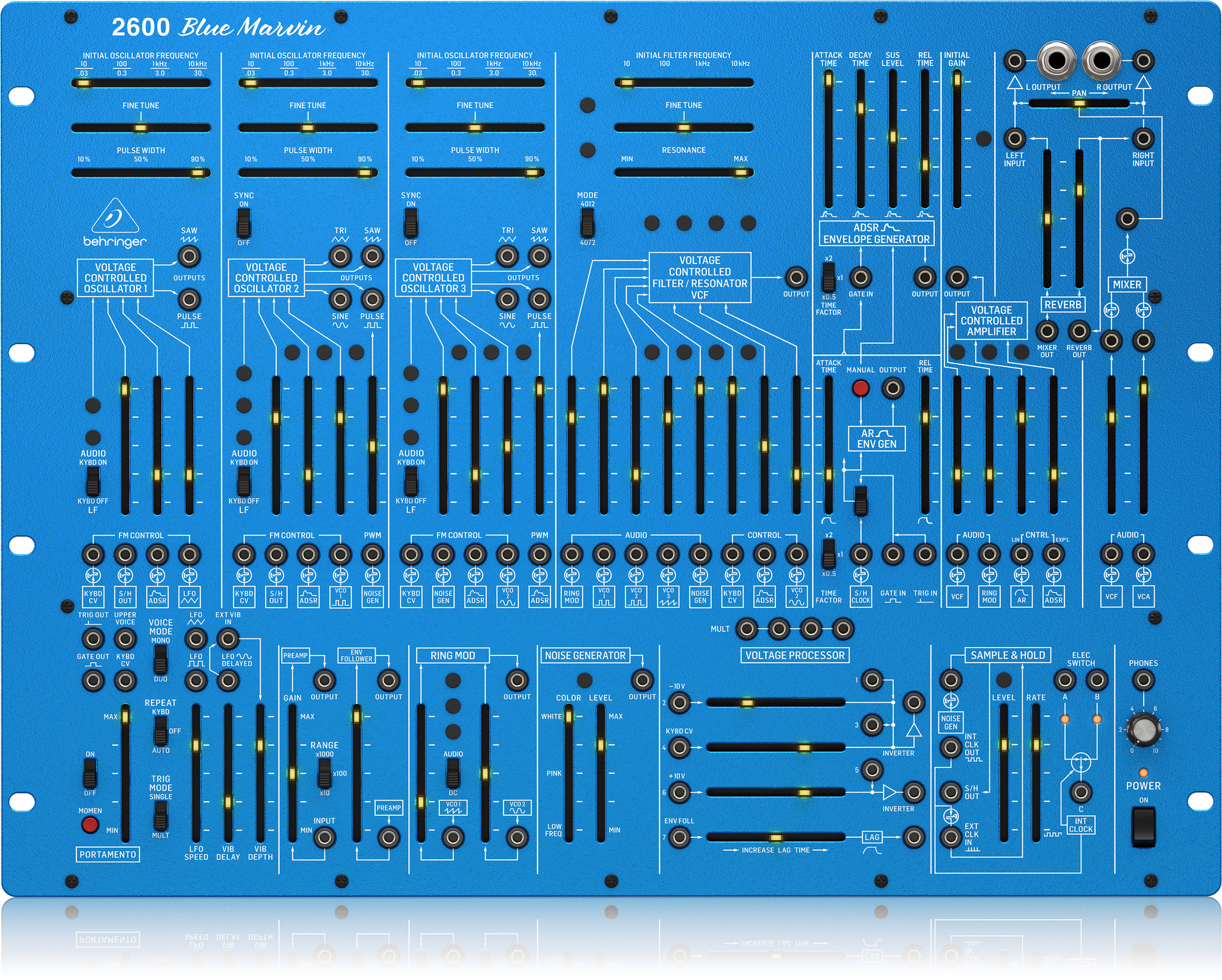 Behringer 2600 Blue Marvin Special Edition Semi-Modular Analog Synthes