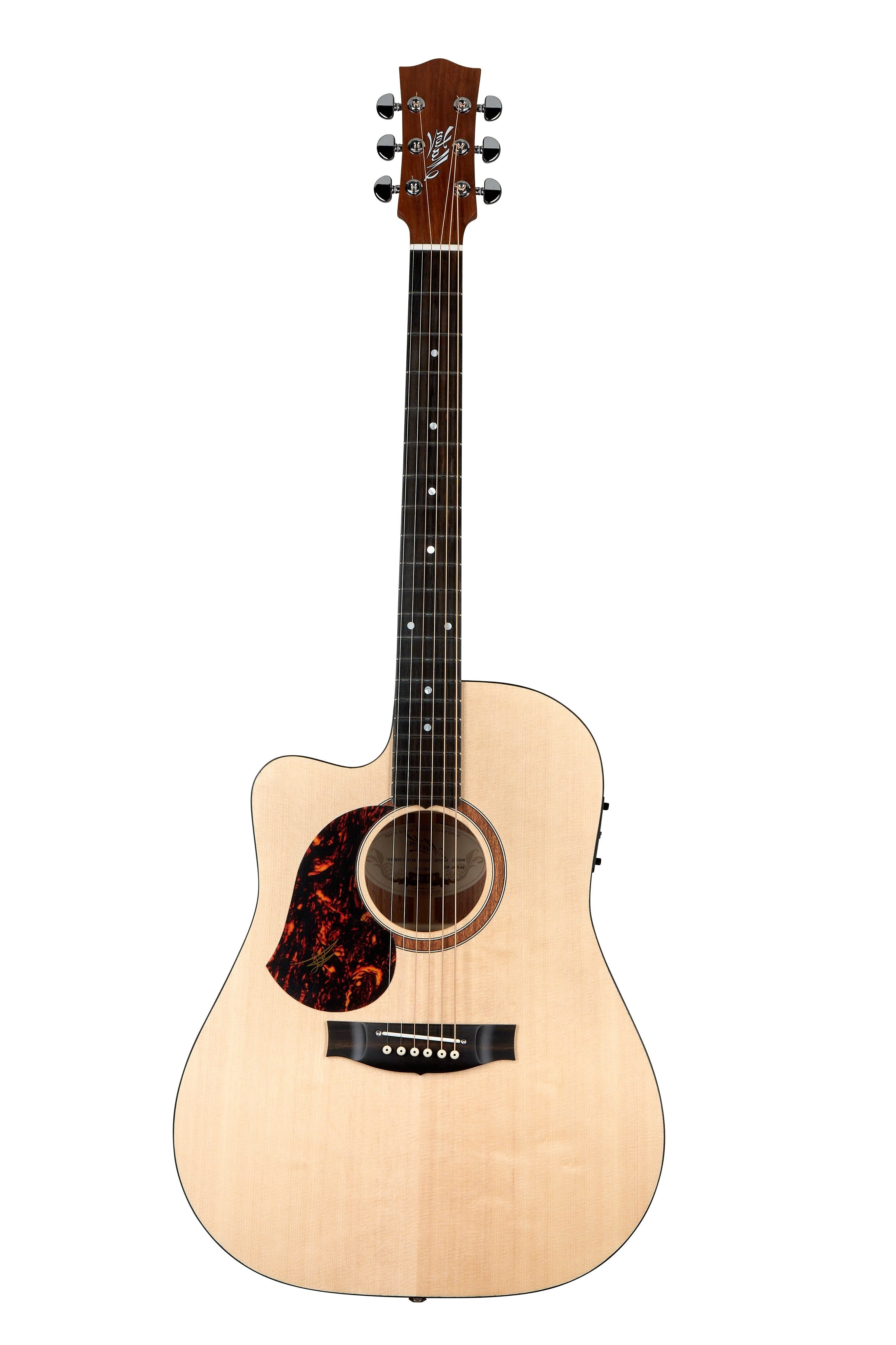 Maton SRS70C-LH Acoustic Electric Guitar w/Case - Natural - Left Hande