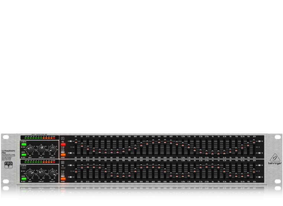 Behringer FBQ3102HD High-Definition 31-Band Stereo Graphic Equalizer ...