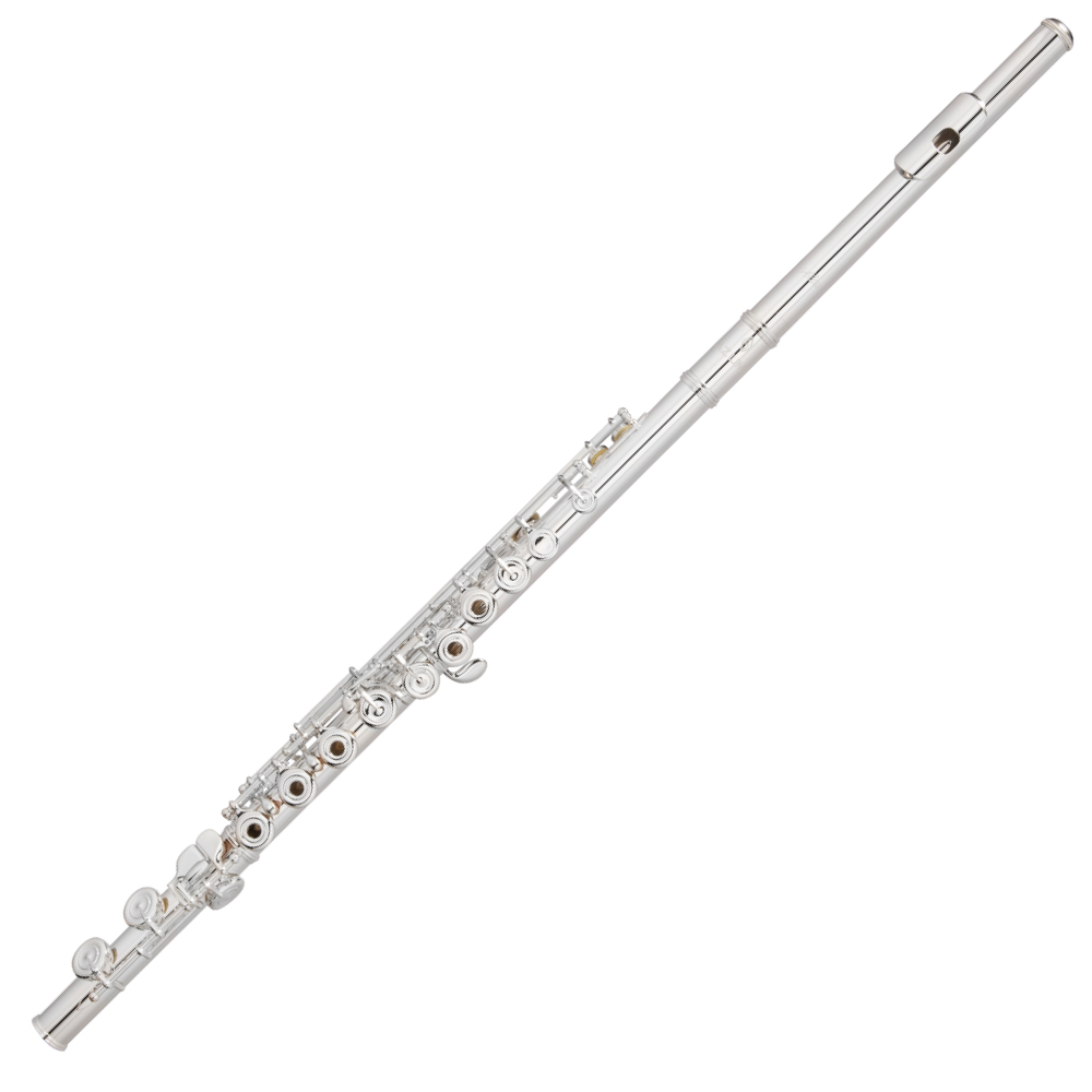 Azumi AZ-Z1REO Intermediate Flute - Sterling Silver Lip Plate + Riser