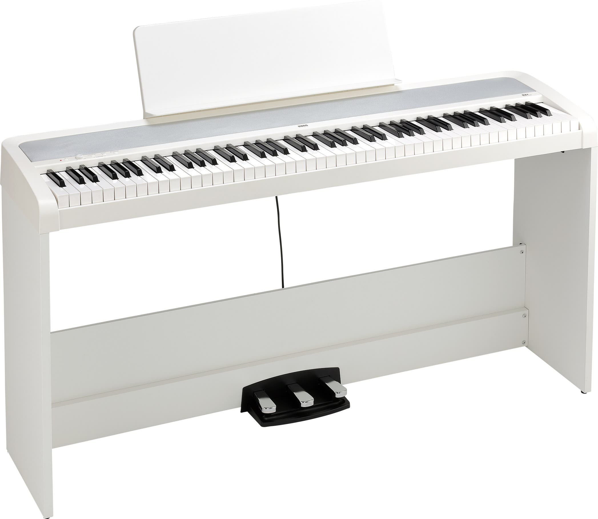 Korg B2+ SP Digital Piano w/Stand Pack - White | Better Music