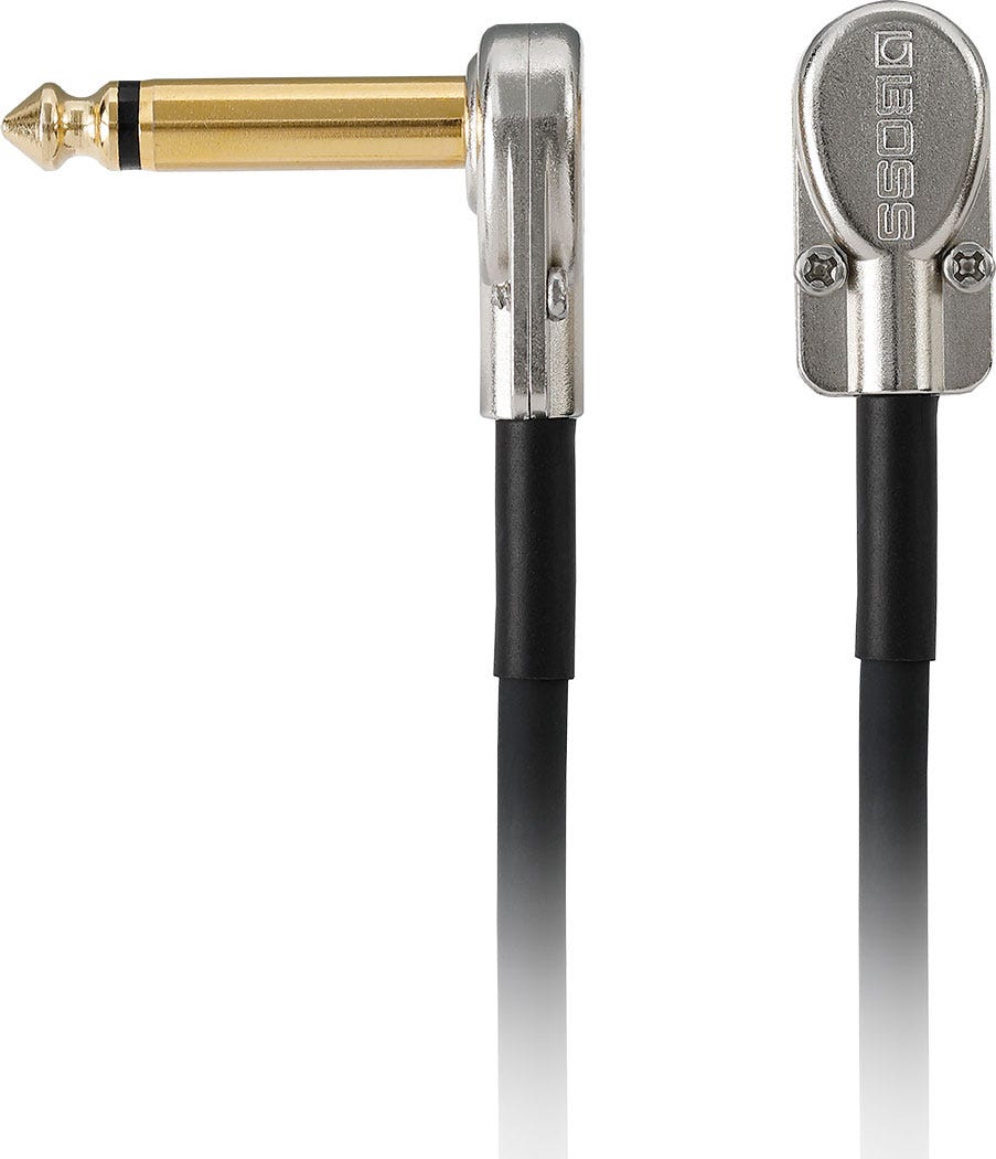 Boss BPC-4 Patch Cable w/Pancake Plugs - 4" (3-pack)