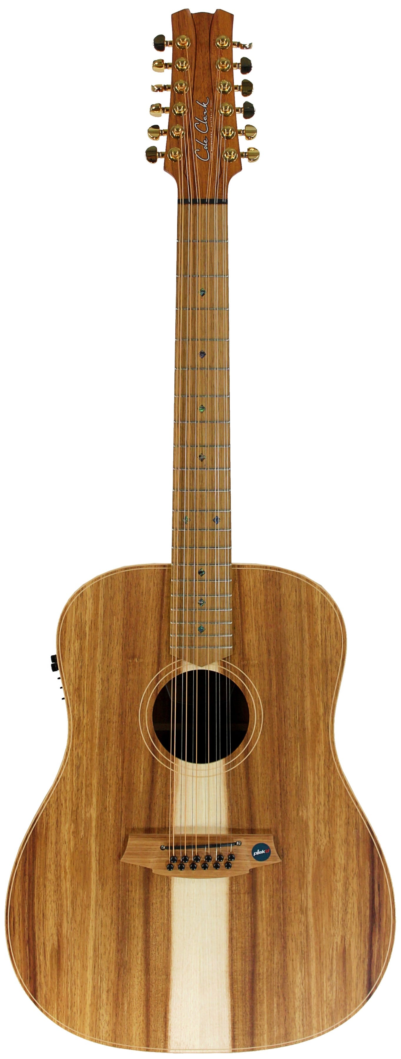 Cole Clark CCFL2E-12-BLBL 12-String Acoustic Electric w/Case - Blackwo