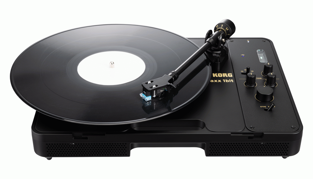 Korg handytraxx 1bit Portable Turntable | Better Music