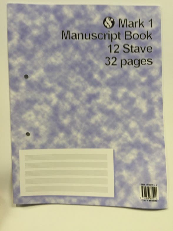 Mark 1 Manuscript Bk 12St 32Pg | Better Music
