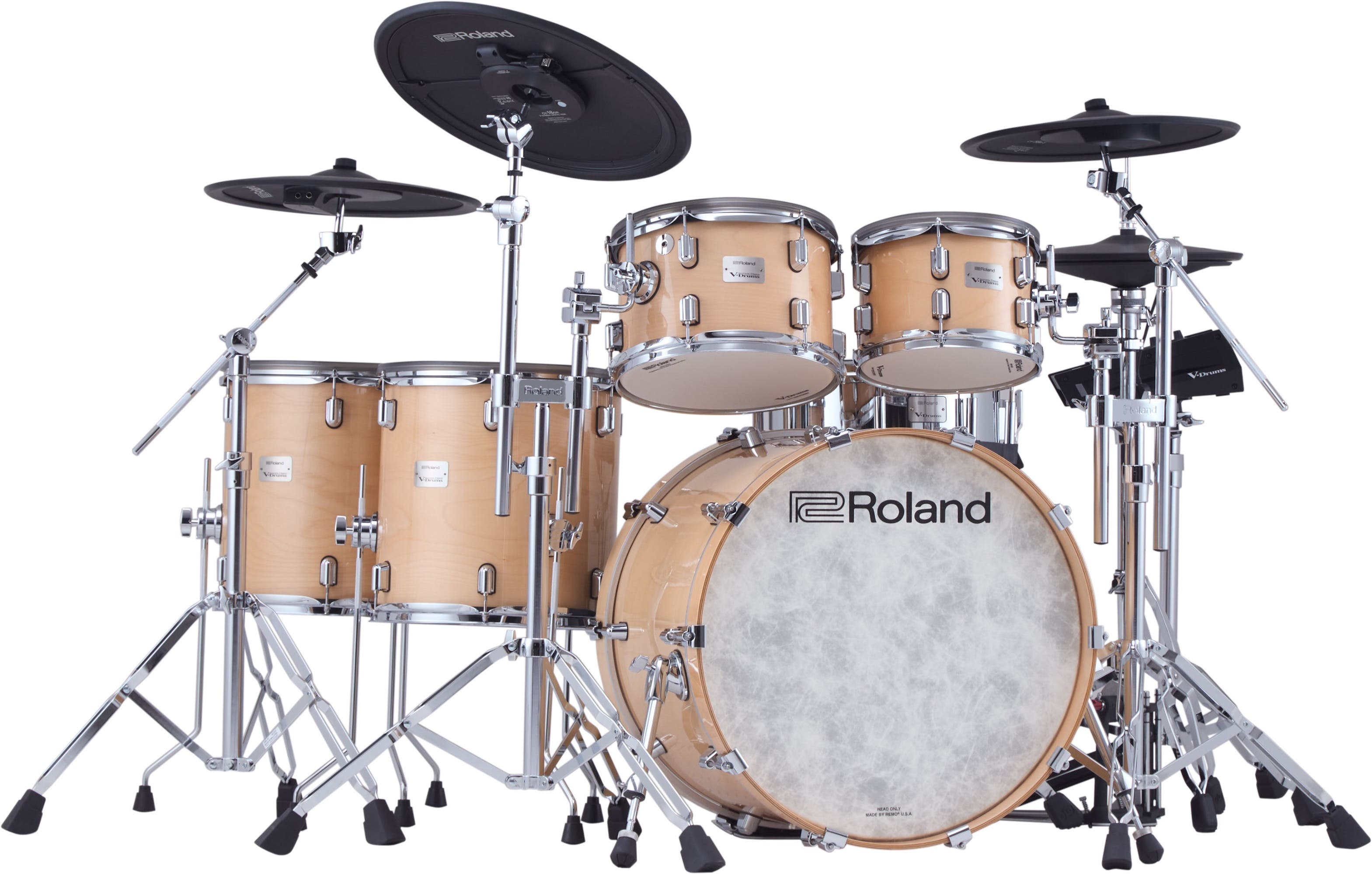 Roland VAD716GNS VAD Electronic Drum Kit - Gloss Natural | Better Music
